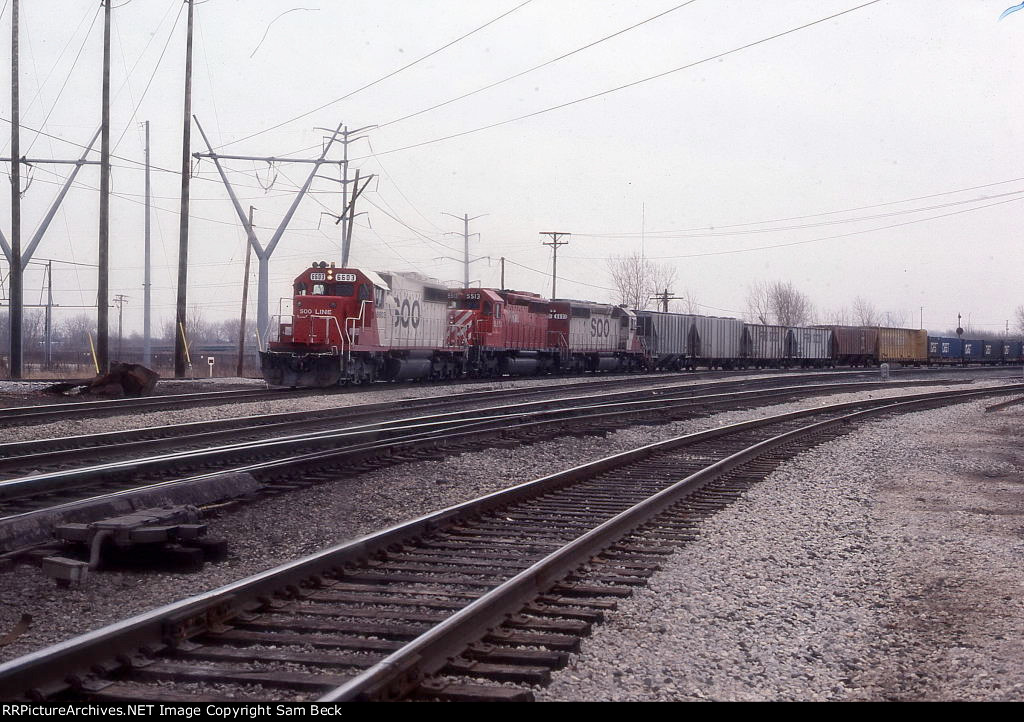 SOO 6603, CP 5513, and SOO 6601